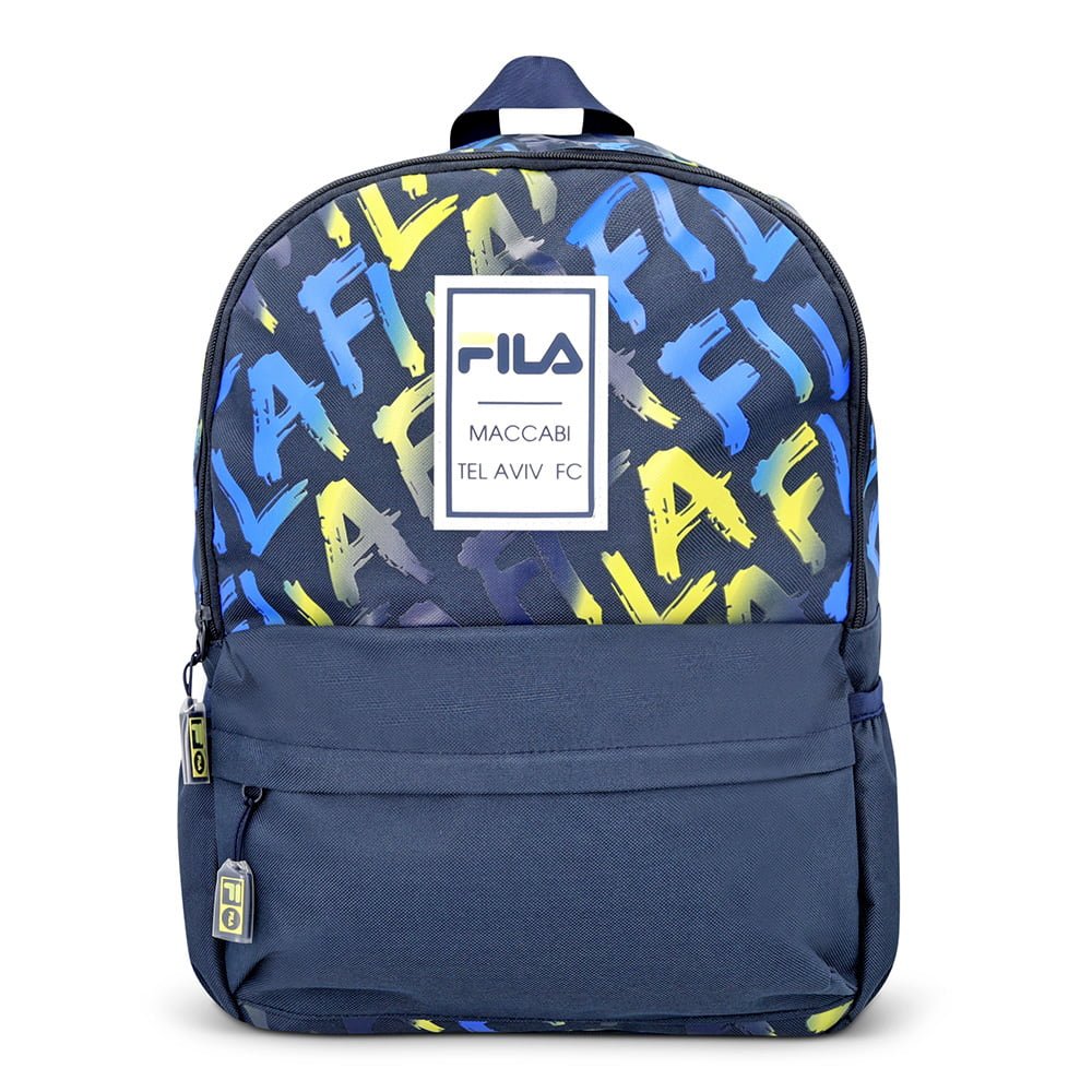 FILA school bag one compartment navy – מכבי תל אביב